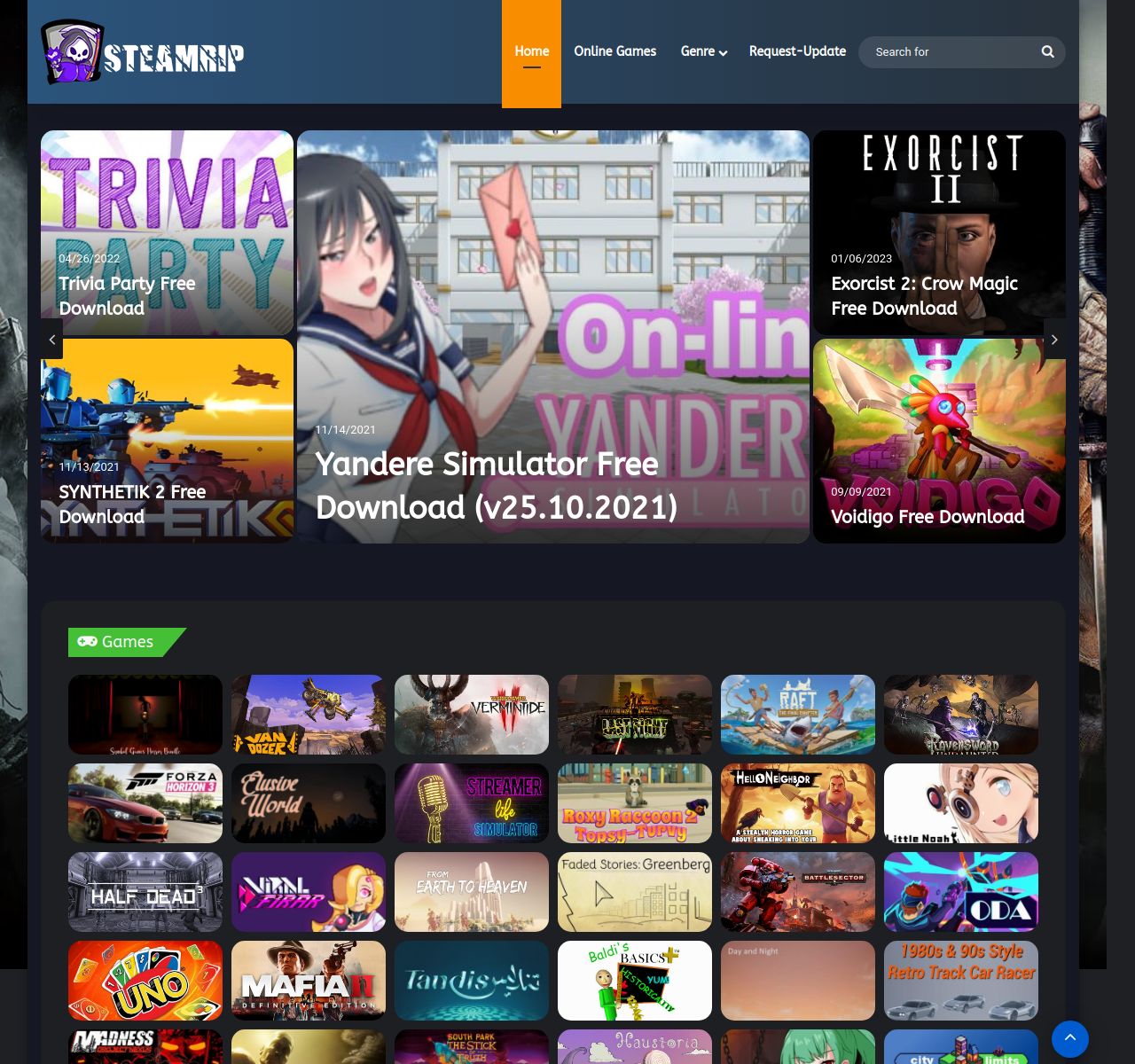 SteamRip: The best free steam game site. All the games are pre ...