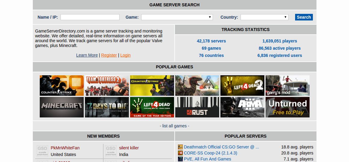 Game Server Directory Alternatives and Similar Sites / Apps | AlternativeTo
