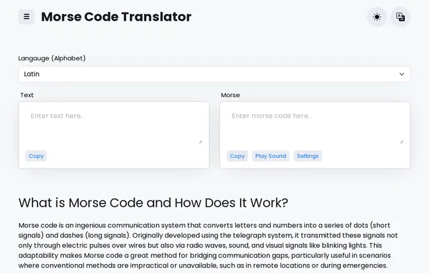 MorseCode.World Alternatives - Explore Similar Apps & Services | AlternativeTo