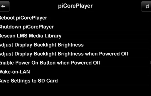 piCorePlayer: Free software that plays local music as well as online music streaming services ...