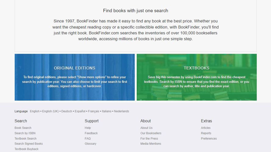 Bookfinder: Find nearly any book: new, used, rare and textbooks ...