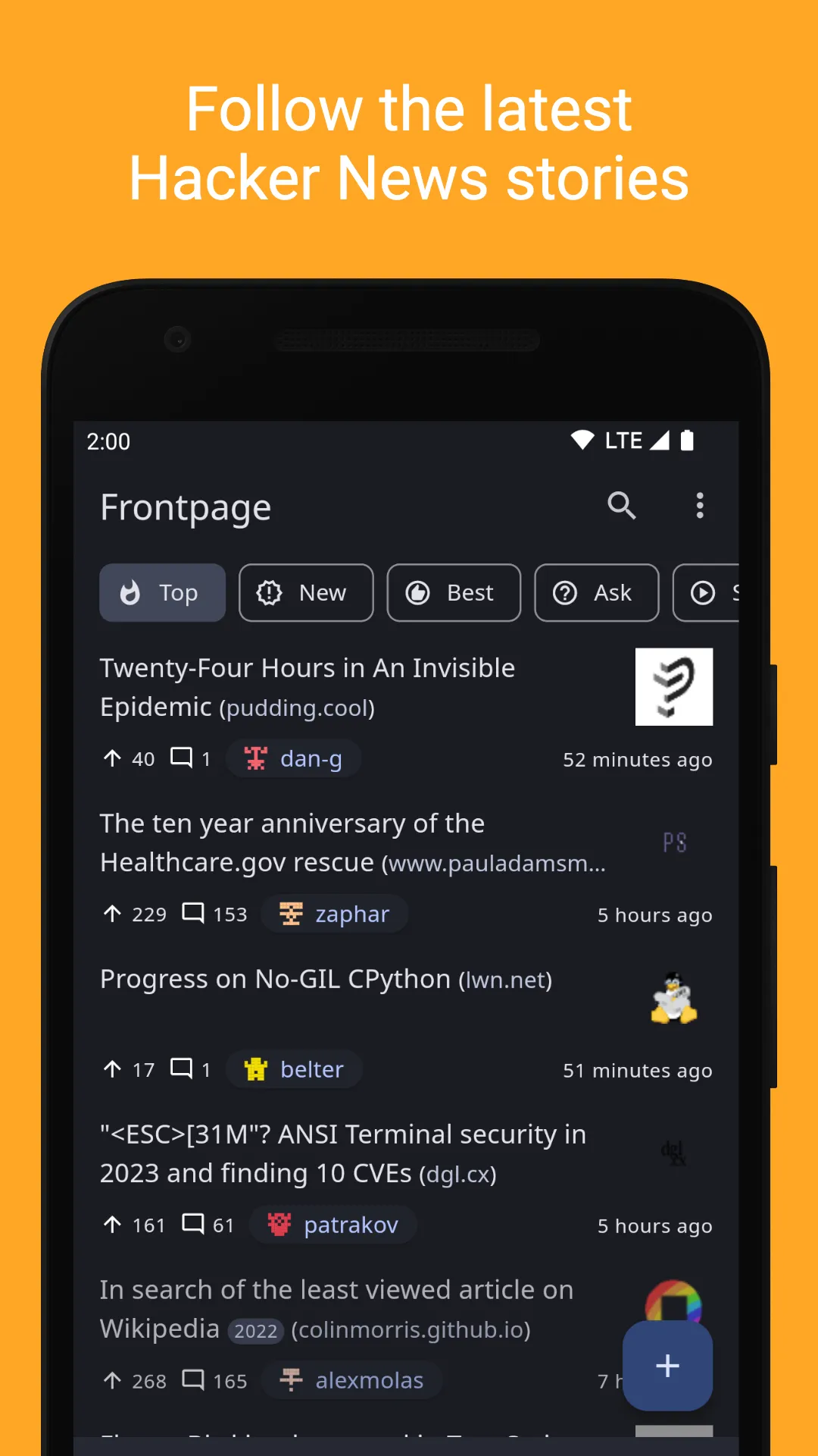 Glider for Hacker News Alternatives: Top 10 Hacker News Clients | AlternativeTo
