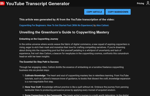 Youtube to Transcript Alternatives and Similar Extensions & Add-Ons | AlternativeTo