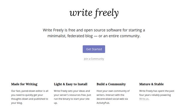 WriteFreely: App Reviews, Features, Pricing & Download | AlternativeTo