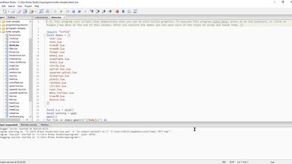 ZeroBrane Studio: Lightweight Lua IDE with code completion, syntax highlighting, live coding ...