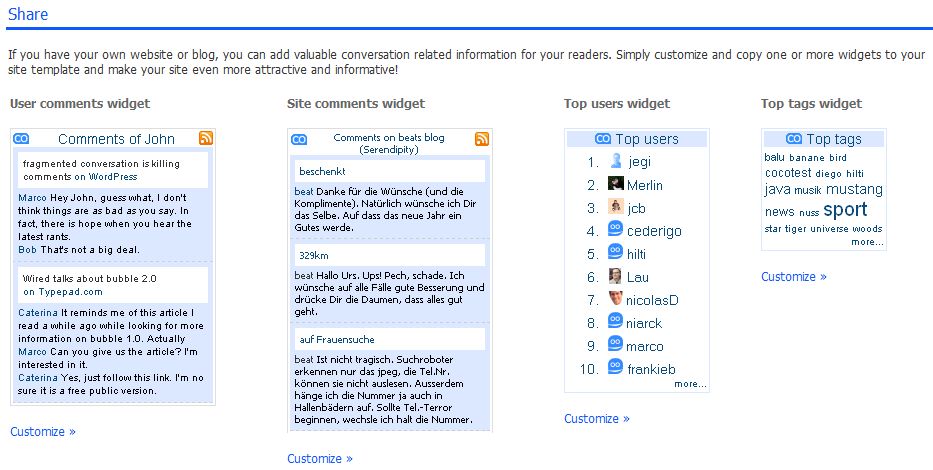 coComment Alternatives and Similar Apps | AlternativeTo