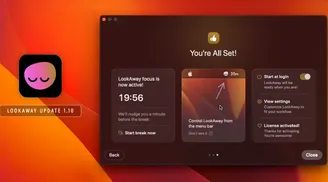 LookAway: Puts your Mac in rest mode at regular intervals to help you ...
