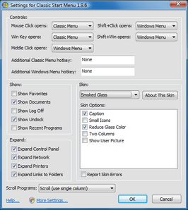 Classic Shell: Is free software that restores the Start menu from Win7 ...