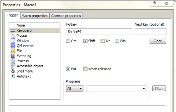 Quick Macros: Automates repetitive tasks, even the | AlternativeTo