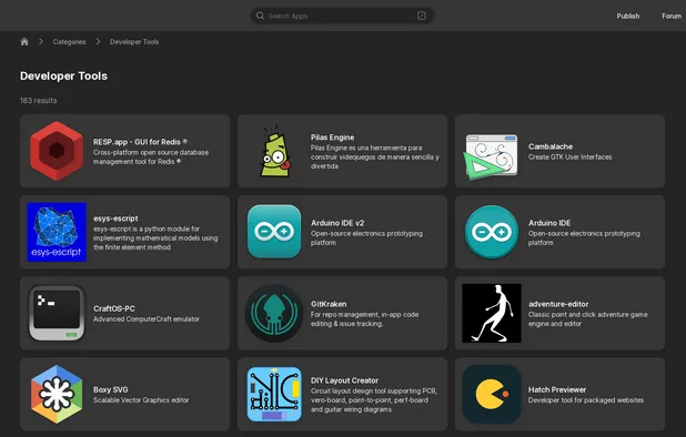 Flathub: The home of hundreds of apps which can be easily installed on ...