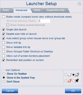 FSL Launcher: Organizes your shortcuts/icons on the desktop | AlternativeTo