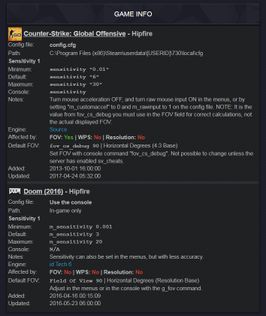 mouse-sensitivity.com: Calculator that allows you to convert ...