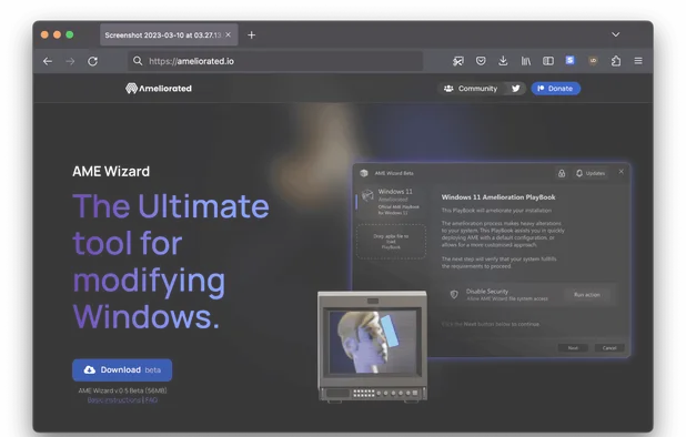 AME Wizard: Opensource tool for modifying | AlternativeTo
