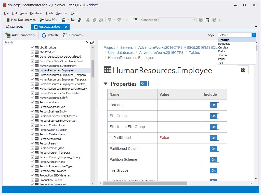 dbForge Documenter for SQL Server Alternatives and Similar Software ...