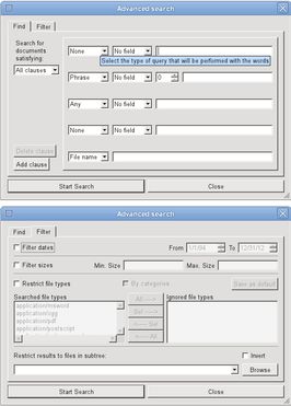 Recoll: This package is a personal full text search | AlternativeTo