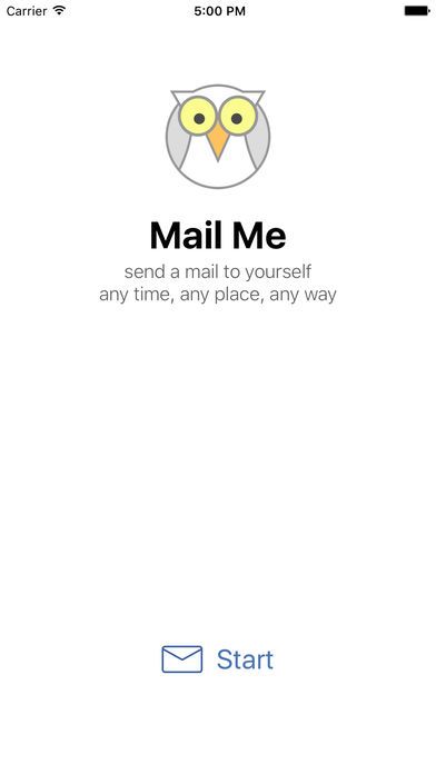 Mail Me: Send a email note to yourself from the app or from the share ...