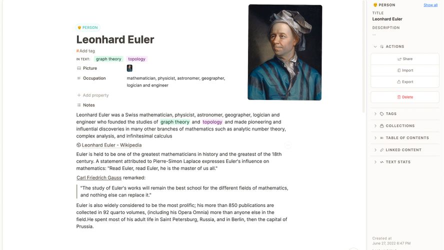 Capacities: A studio for your mind. A note-taking app that helps you ...