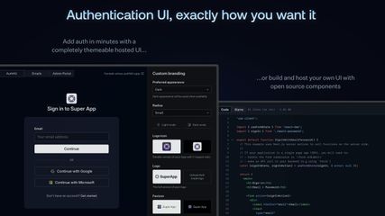 AuthKit: Radix-powered open source authentication UI built for effortless customizations ...