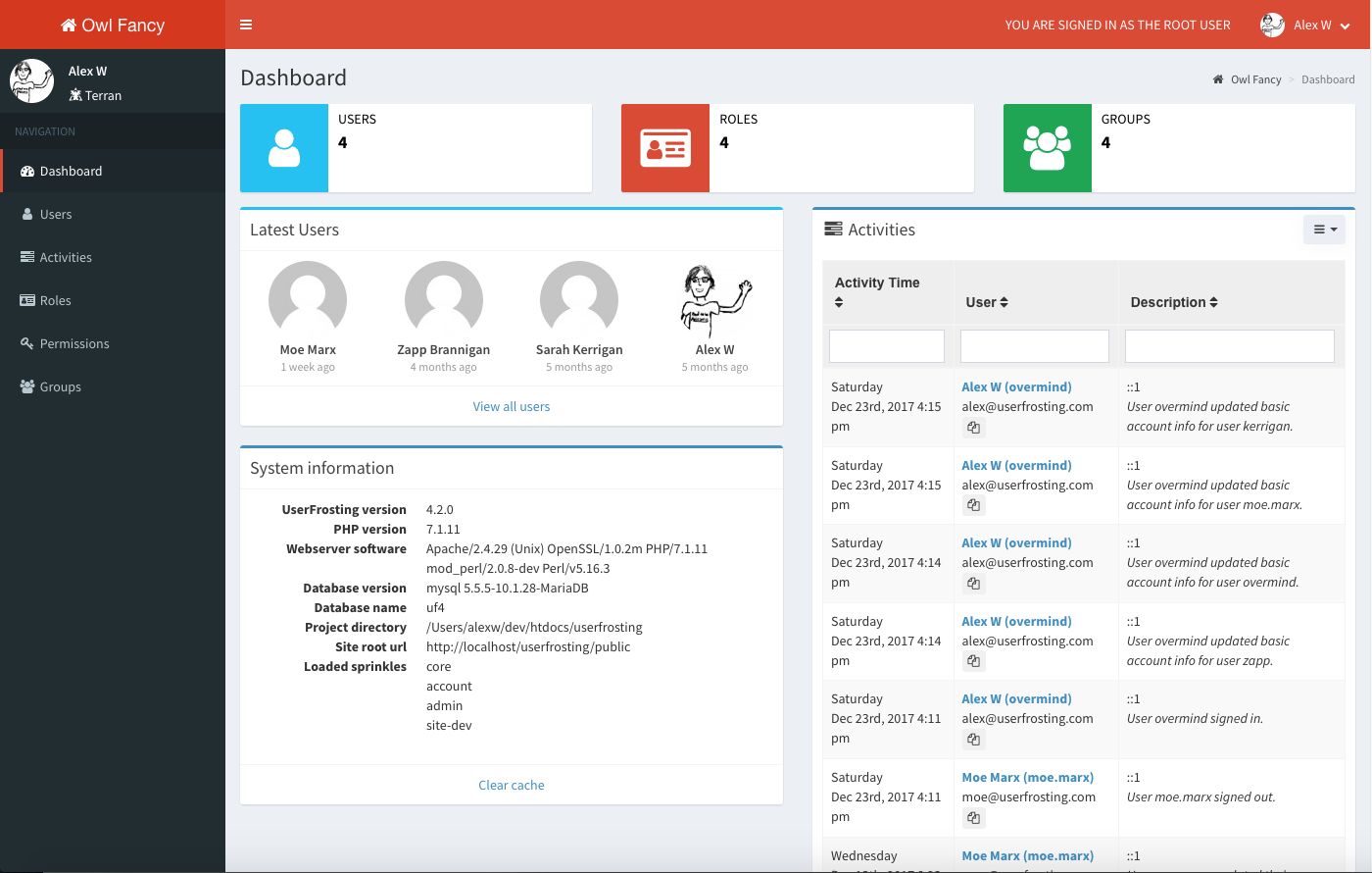UserFrosting Alternatives and Similar Apps & Services | AlternativeTo