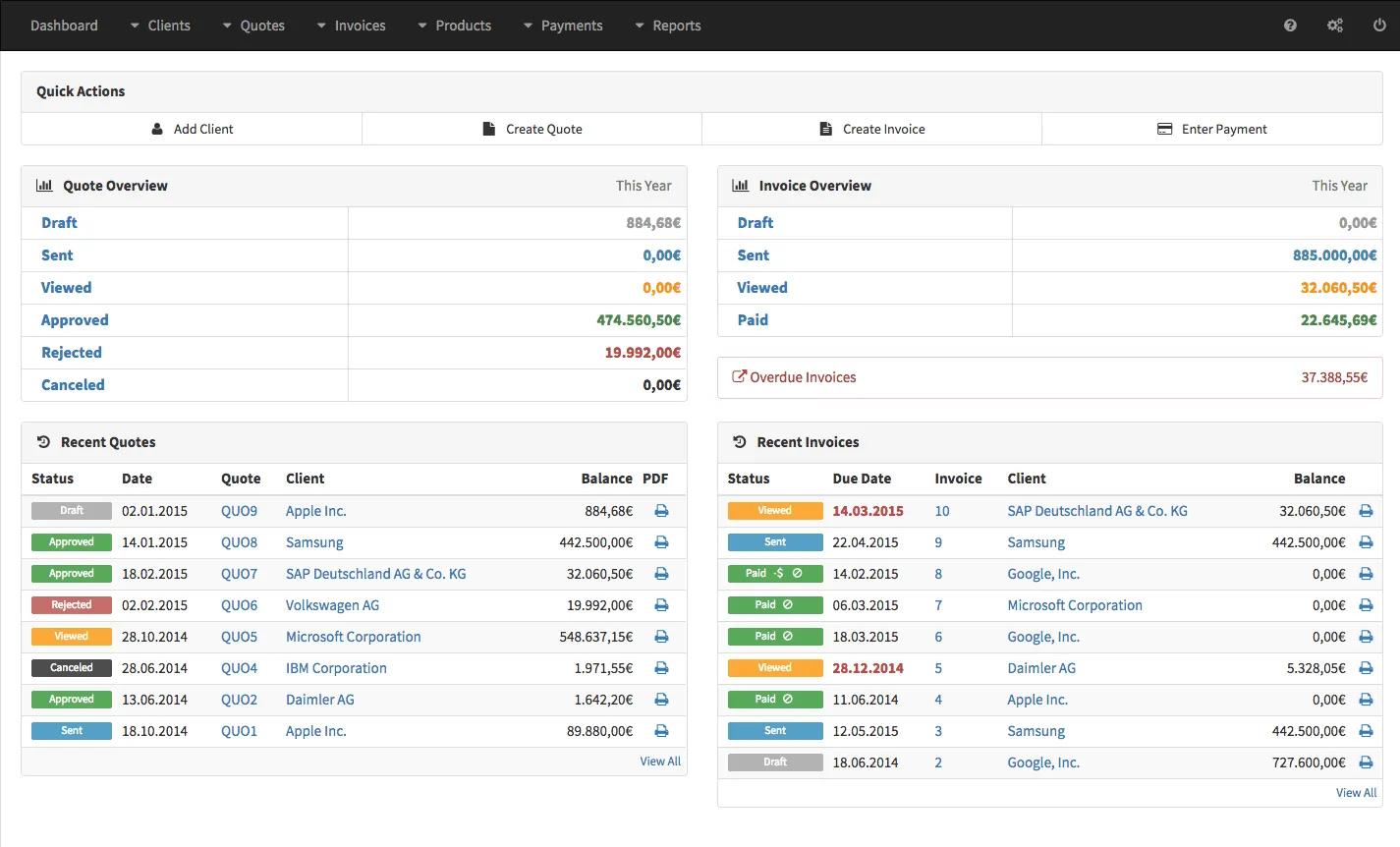 InvoicePlane: Free and open source invoicing application to host on your own server | AlternativeTo