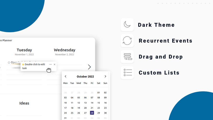 WeekToDo: Free and Open Source Minimalist Weekly Planner and To Do list App focused on ...