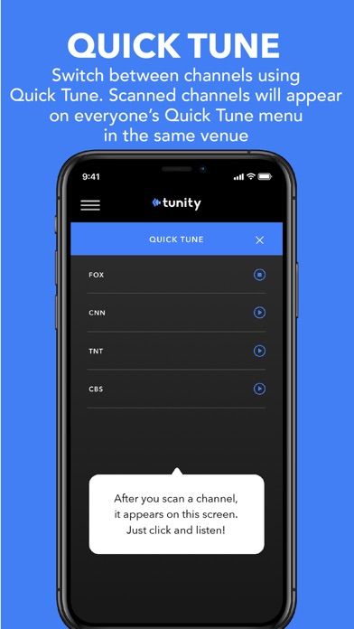 Tunity: TUNITY allows you to hear any live muted TV | AlternativeTo