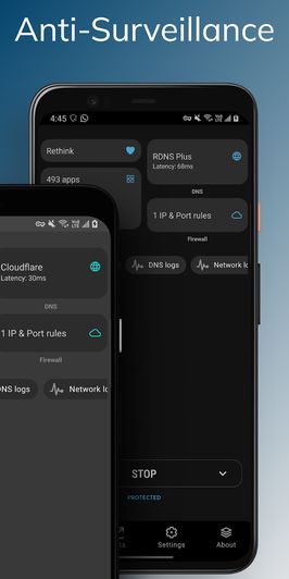 RethinkDNS: DNS over HTTPS / DNS over Tor / DNSCrypt client, firewall ...