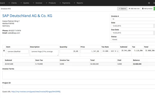 InvoicePlane: Free and open source invoicing application to host on ...