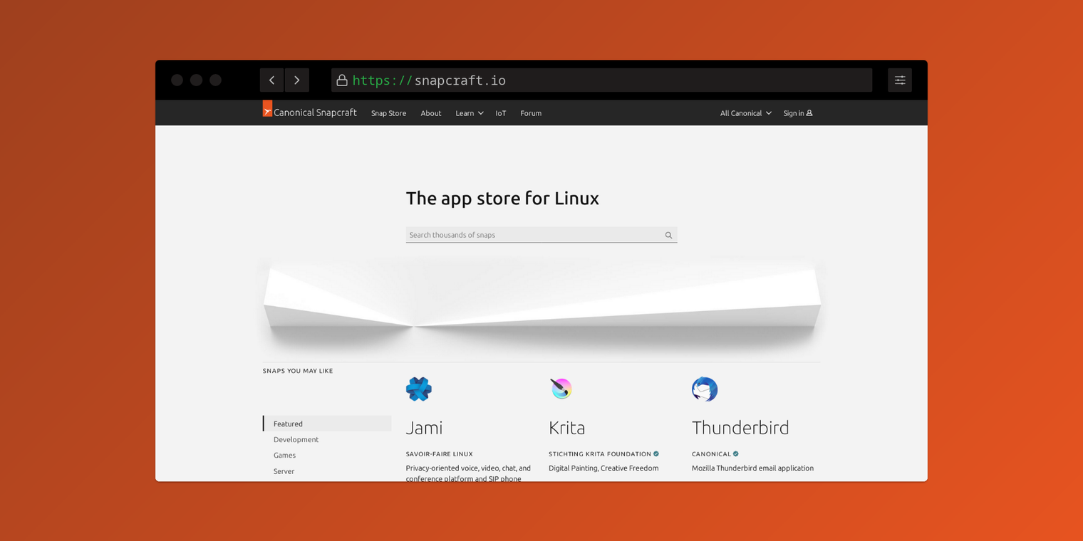 Ubuntu unveils fresh new look for Snapcraft.io, its universal Linux package store | AlternativeTo