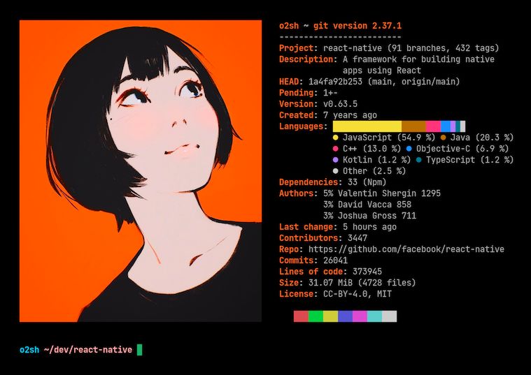 Onefetch: Command-line Git information tool | AlternativeTo