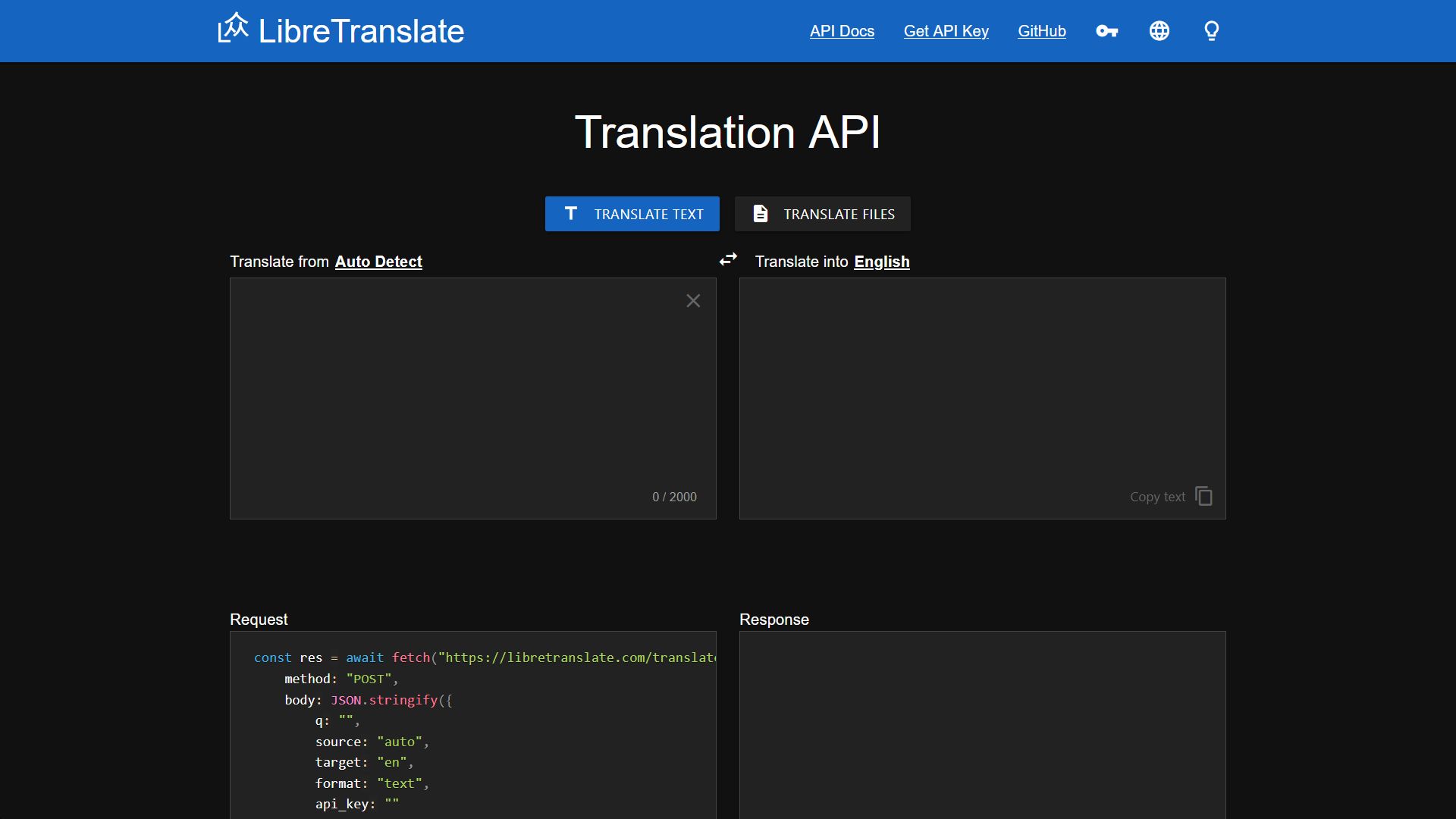 LibreTranslate: Free and Open Source Translation API. | AlternativeTo
