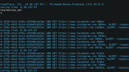 Monika: Command-line application to monitor every part of your web app ...