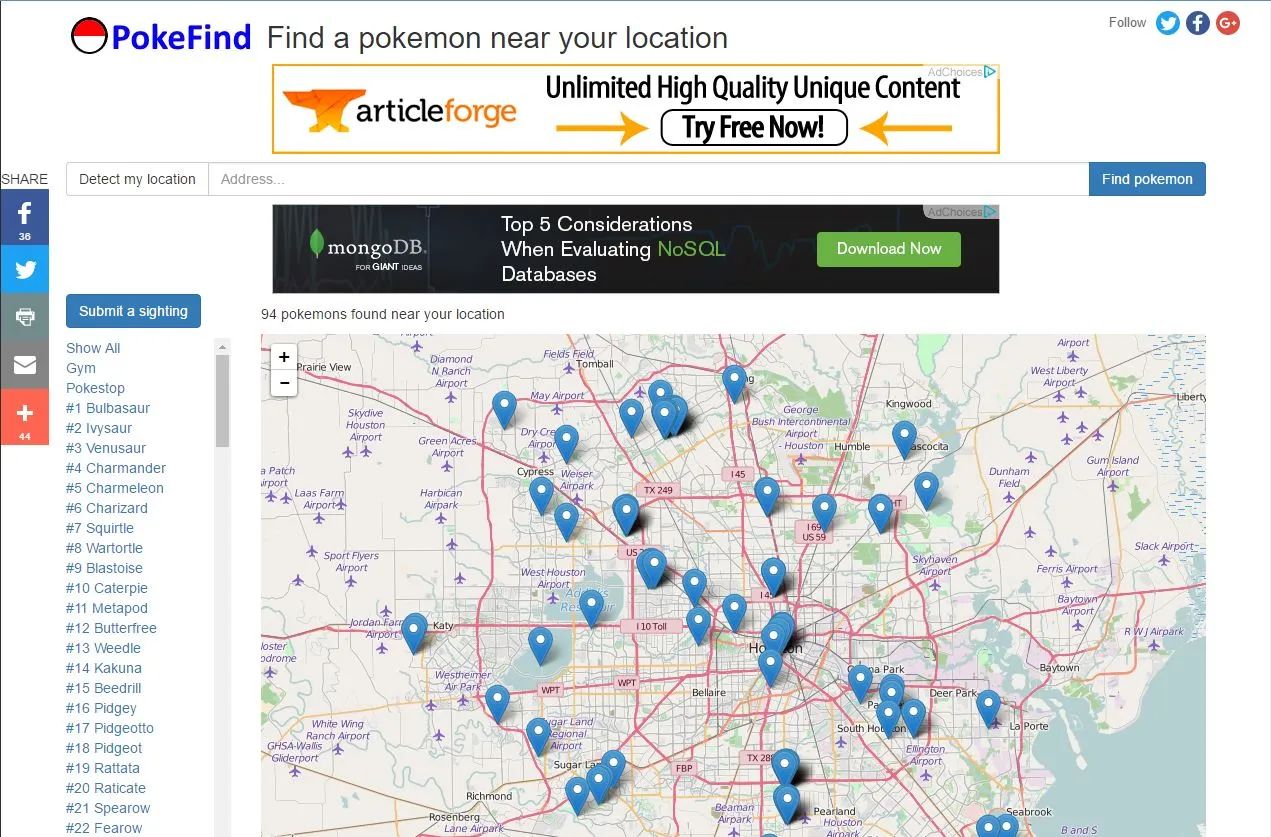 PokeFind.com: Pokefind.com is a user-driven web application that helps ...