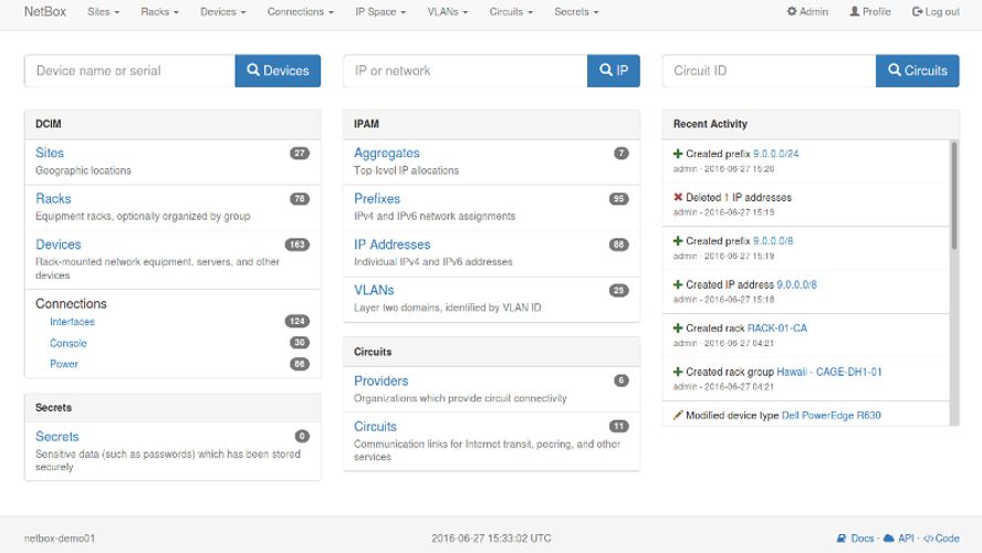 NetBox: Open source web application designed to help manage and document computer | AlternativeTo