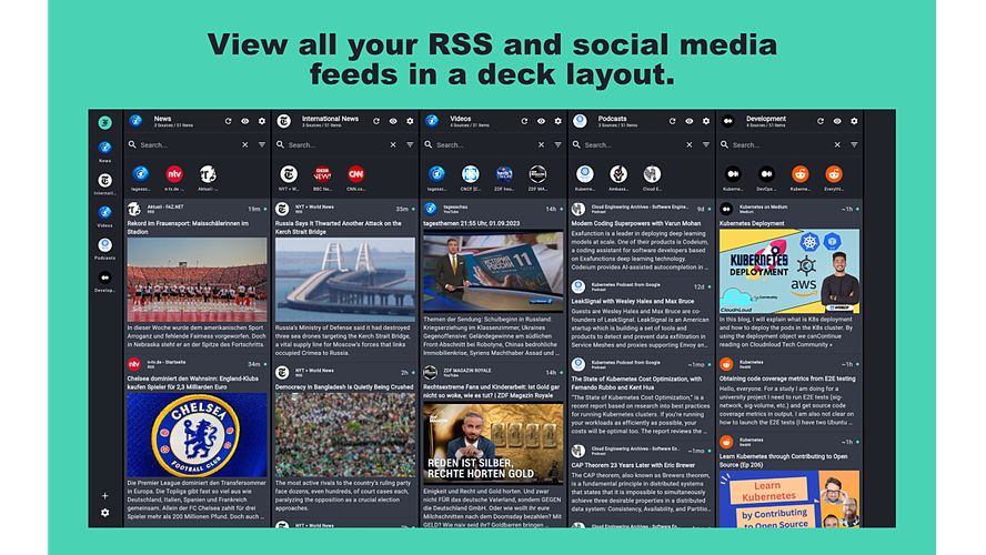 FeedDeck: Open source RSS and social media feed reader, inspired by ...