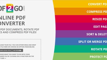 PDF2GO: Edit PDF files online and convert, compress, merge, split ...
