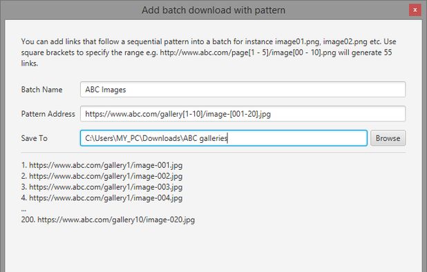 WFDownloader App: A free batch downloader that can bulk download urls ...
