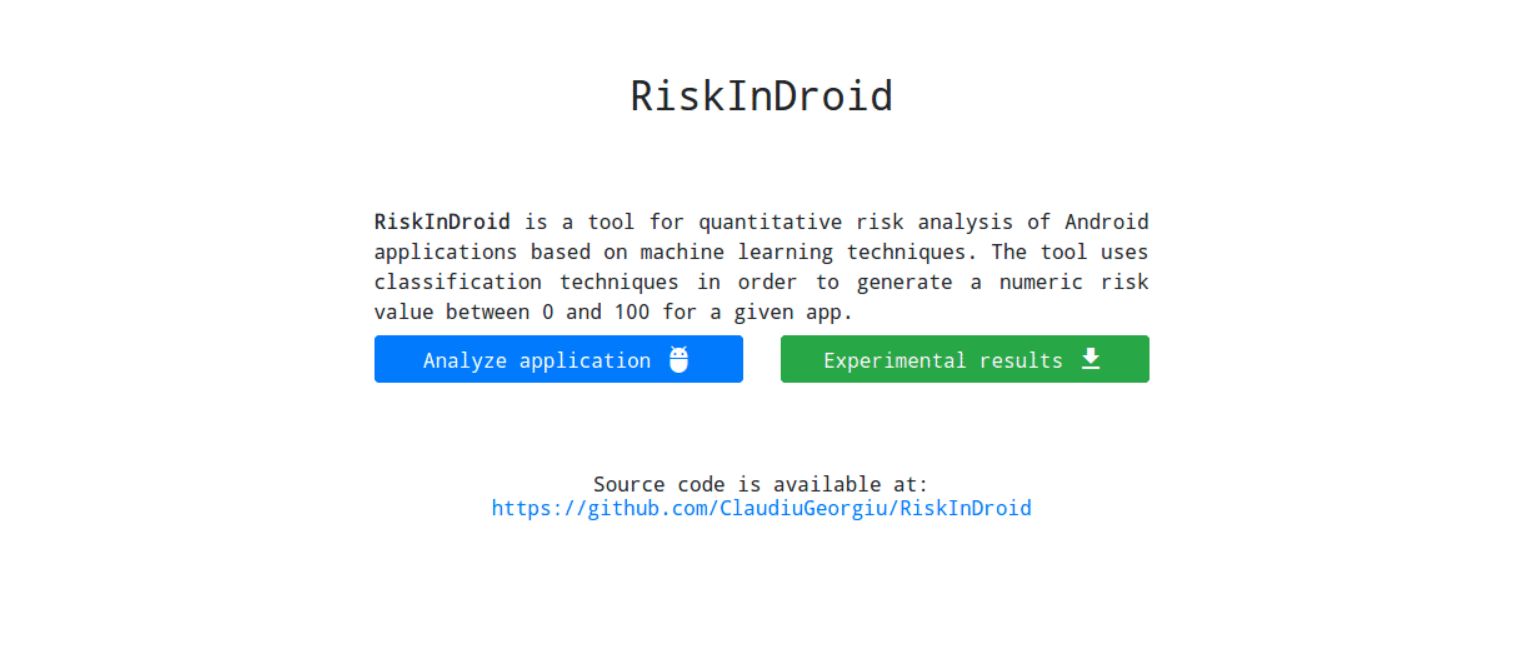 RiskInDroid Alternatives and Similar Sites & Apps | AlternativeTo