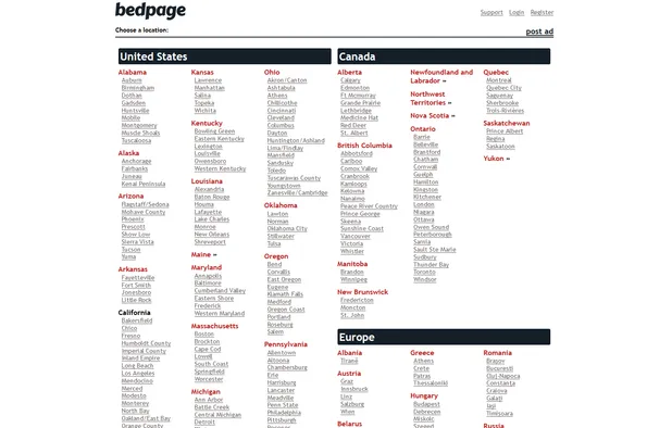 Bedpage: Classified ads platform focusing on reliability | AlternativeTo