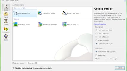 RealWorld Cursor Editor: Create cursors for Windows, convert images to ...