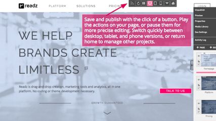 Readz: Powerful and flexible browser-based CMS for building and ...
