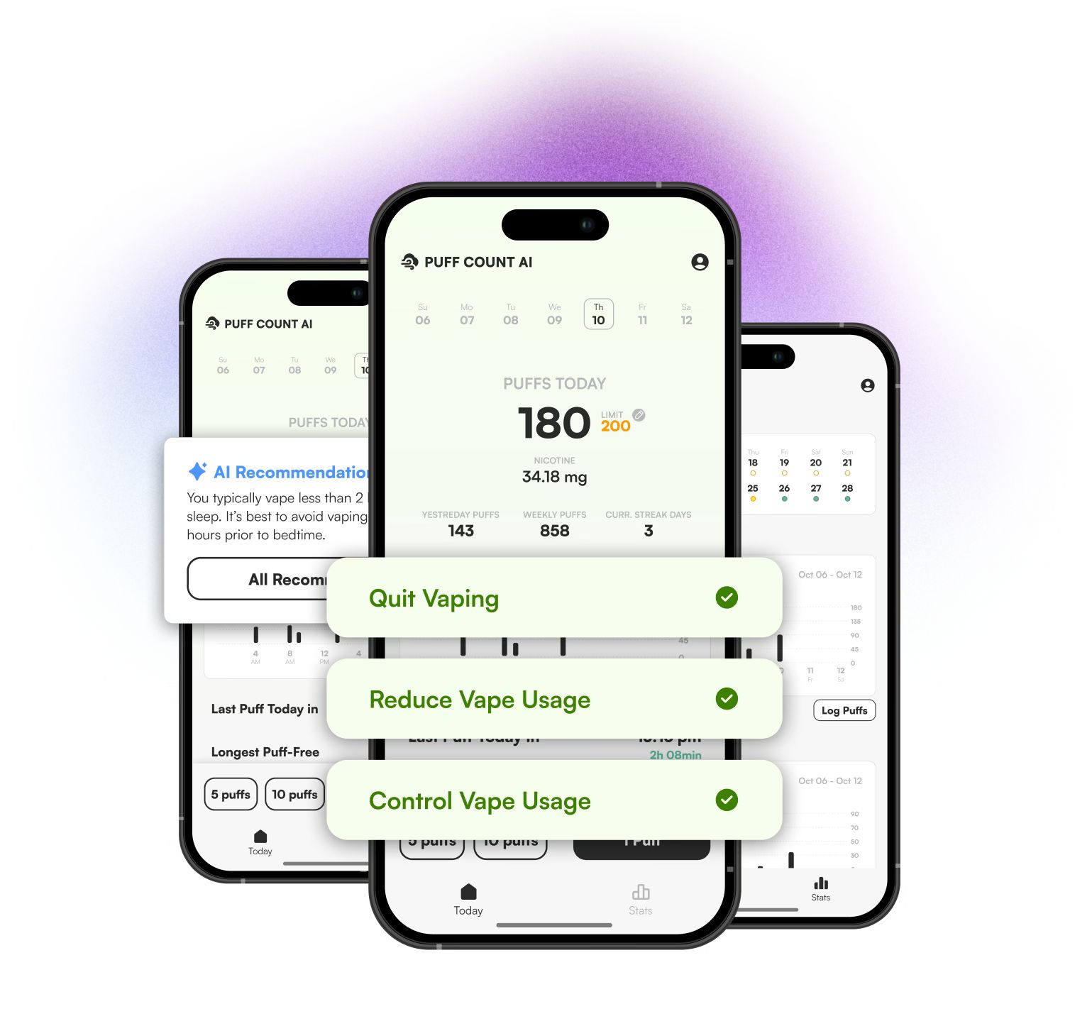 Puff Count AI: : Your Personal Partner in Quitting Vaping and Smoking ...