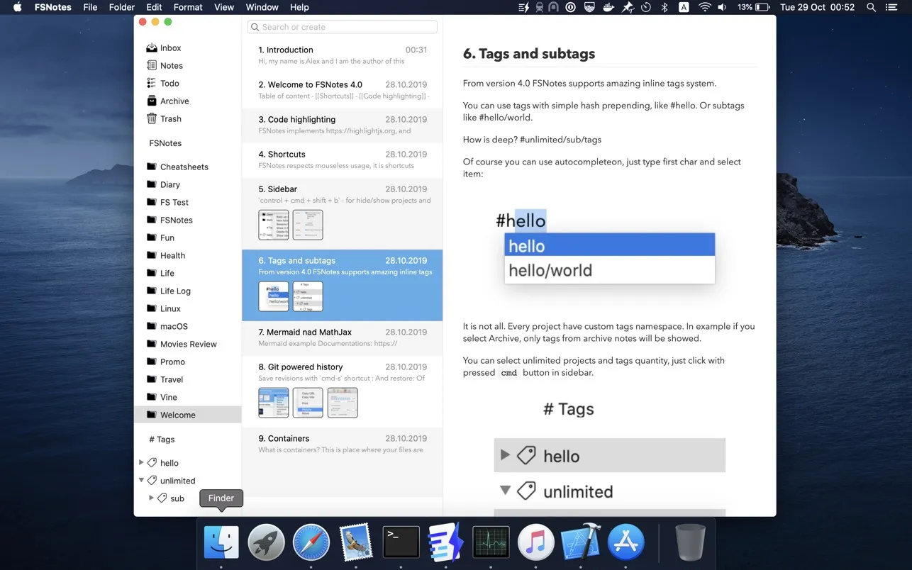 FSNotes: A modern notes manager on steroids for macOS and iOS ...