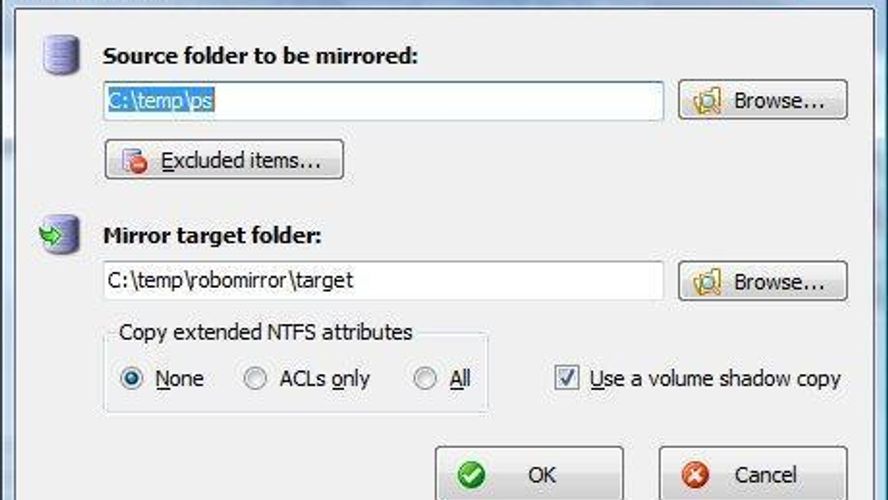 RoboMirror: GUI front-end for the quite popular Robocopy. | AlternativeTo