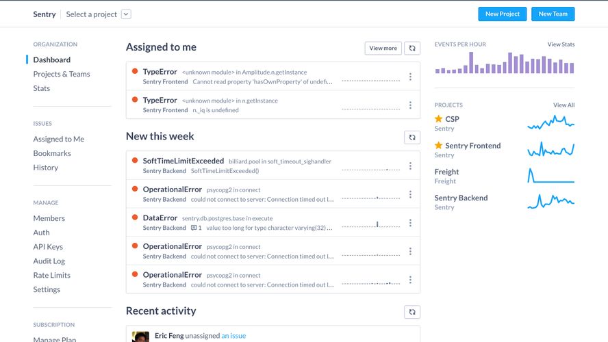 Sentry: ’s real-time error tracking gives you insight into production ...