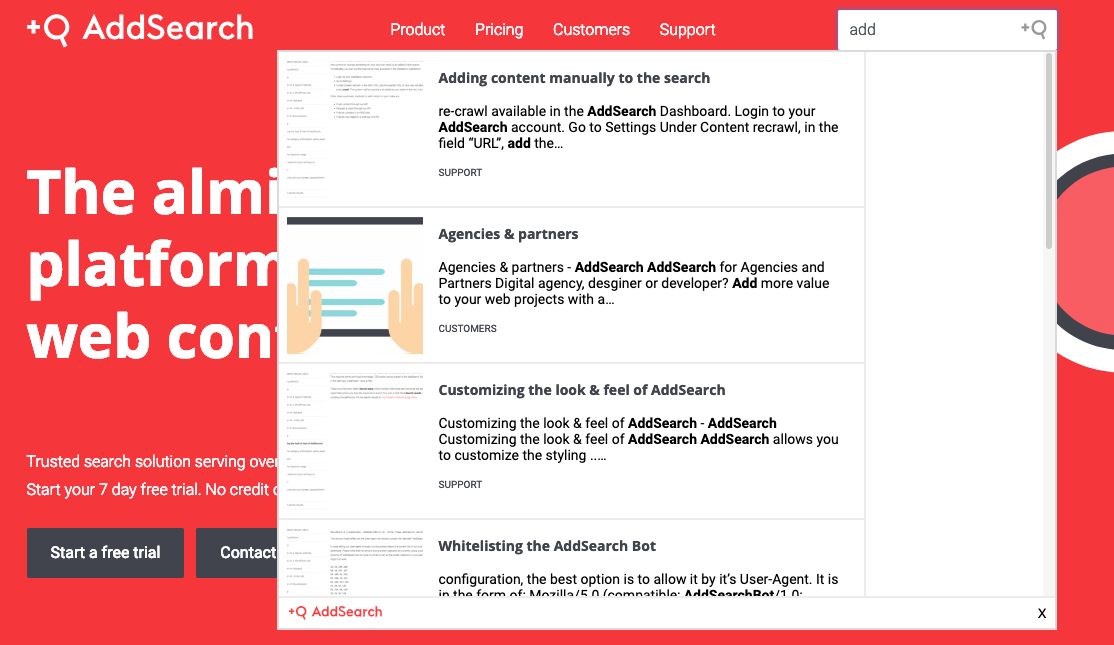 AddSearch Alternatives: Top 10 Site Search Engines & Similar Apps ...