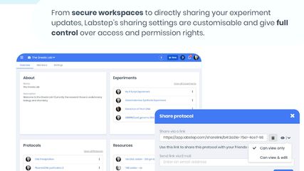 Labstep: Secure research environment that combines electronic notebook, inventory | AlternativeTo