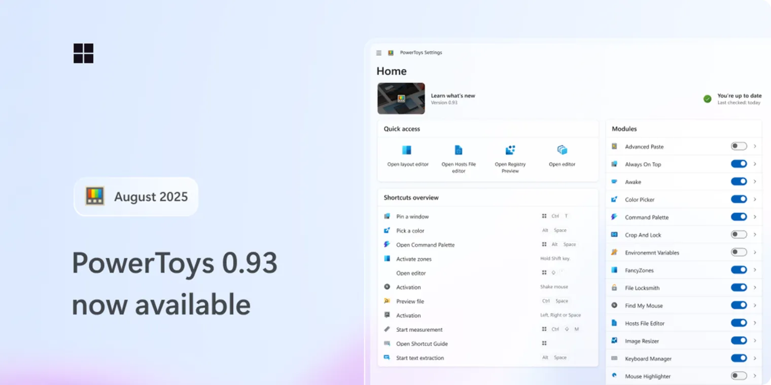 PowerToys 0.93 brings several improvements to Command Palette ...
