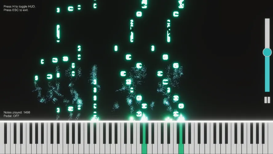 Piano VFX: Free piano visualizer with advanced particle effects ...