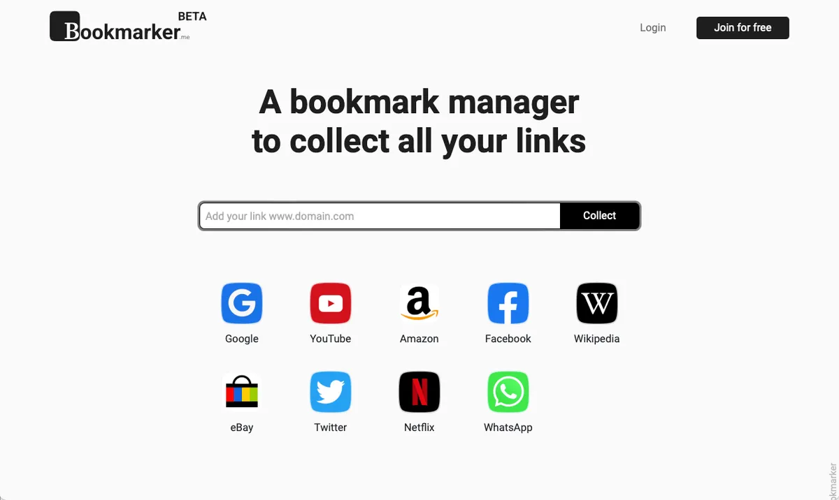 Bookmarker.me Alternatives: Top 10 Bookmark Managers and similar apps | AlternativeTo